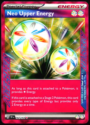 Neo Upper Energy 2024 Temporal Forces TEF #162/162 ACE SPEC Pokemon ...