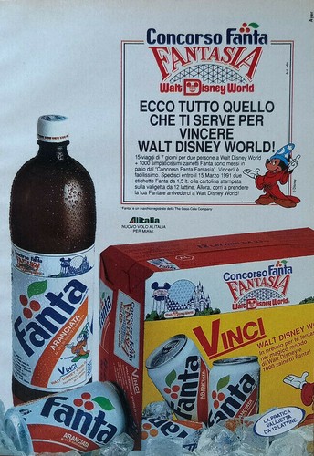 Pubblicità Advertising Werbung Italian Clipping 1990 FANTA Concorso ...