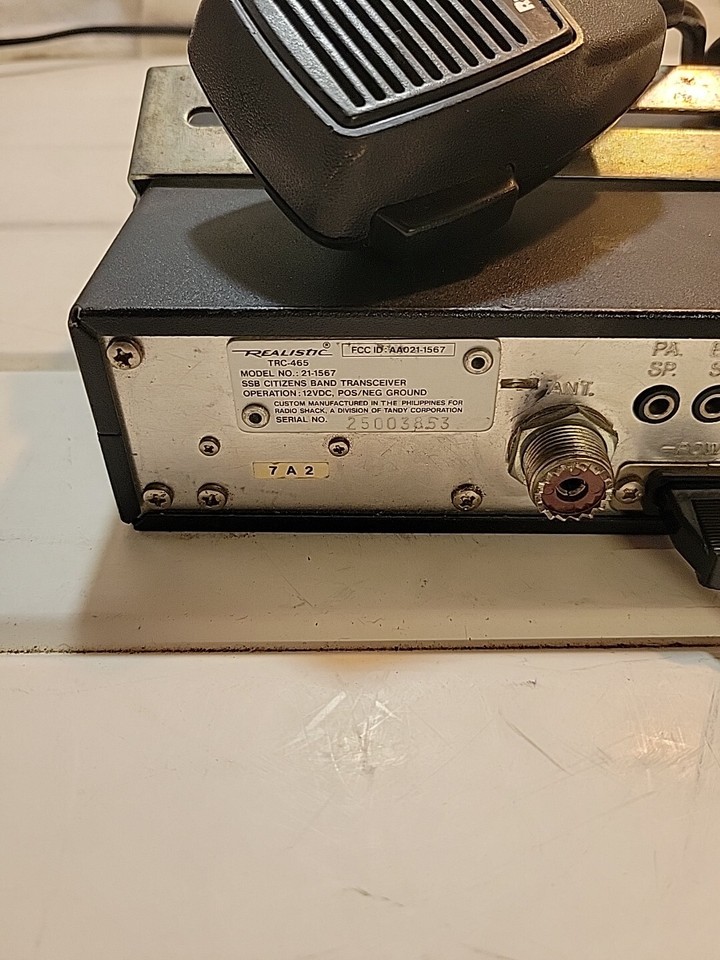 Realistic TRC-465 SSB Citizens Band Transceiver CB Radio | eBay