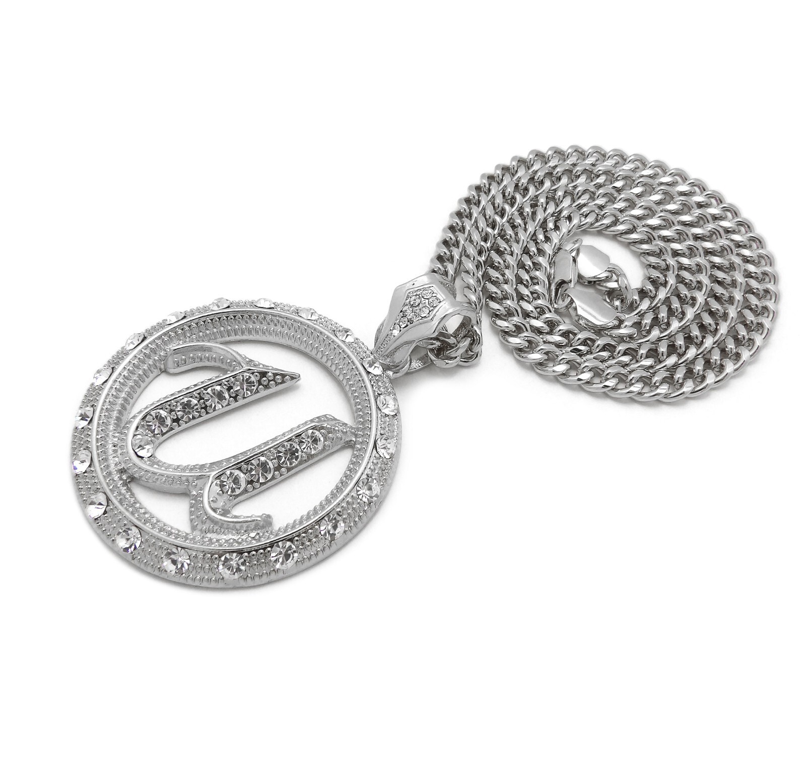 USHER PENDANT & 24" 6mm CUBAN CHAIN* | eBay