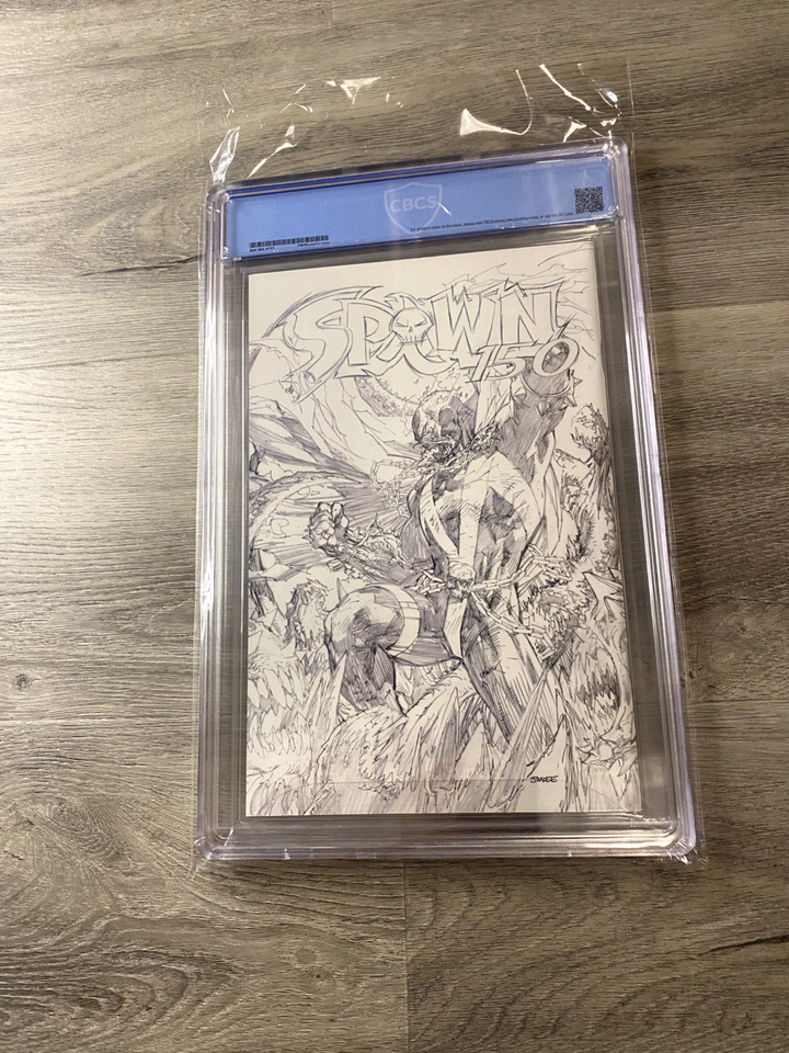 SPAWN #150 SKETCH Cover Lee/McFarlane Variant CBCS 9.6 White Pages 10/ ...