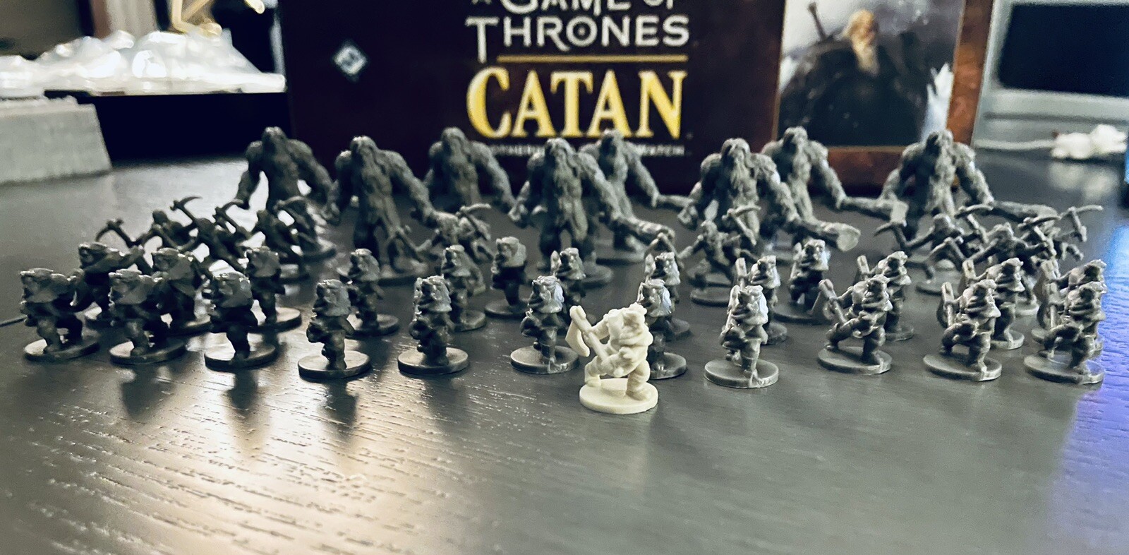 A Game Of Thrones Catan | Complete Set of 41 Wildling Miniatures | Game ...