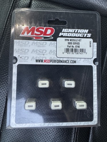 MSD 8745 - MSD Ignition 5000 RPM-5800 RPM Module Kit- Rev Limiter Pill ...