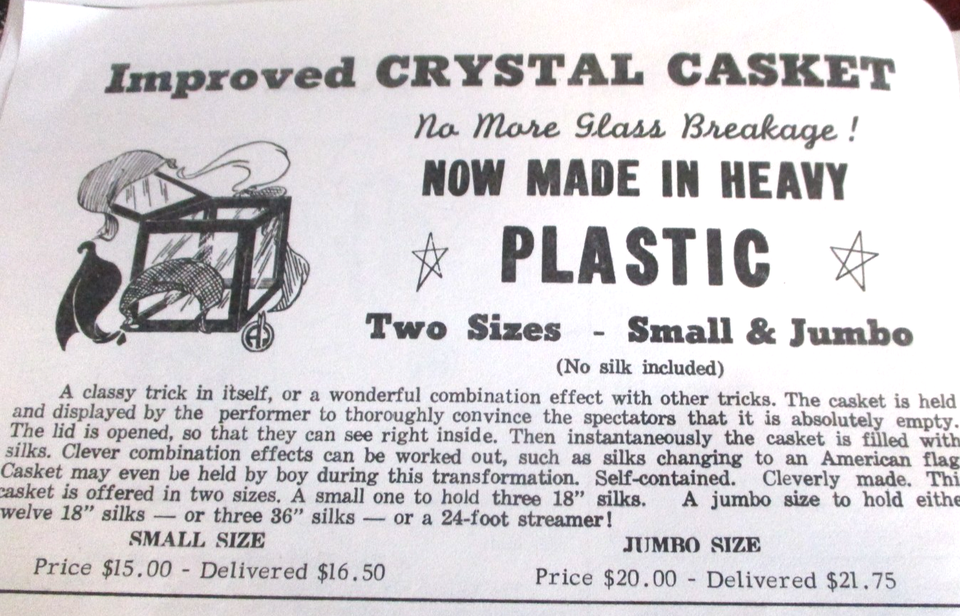 Abbott's Crystal Casket JUMBO | eBay