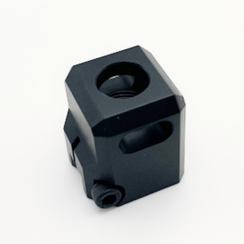 1/2x28 TPI 9mm Muzzle Brake Compensator For Glock 17, 19, 26 ...