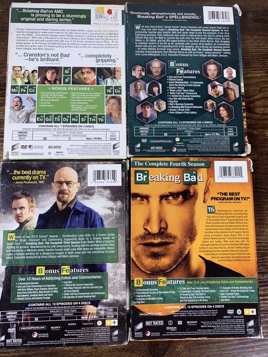 Breaking Bad Season 4 Dvd