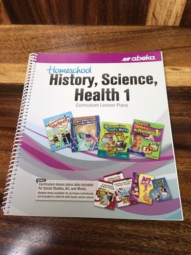 Abeka History Science Health 1 Curriculum Lesson Plans | eBay