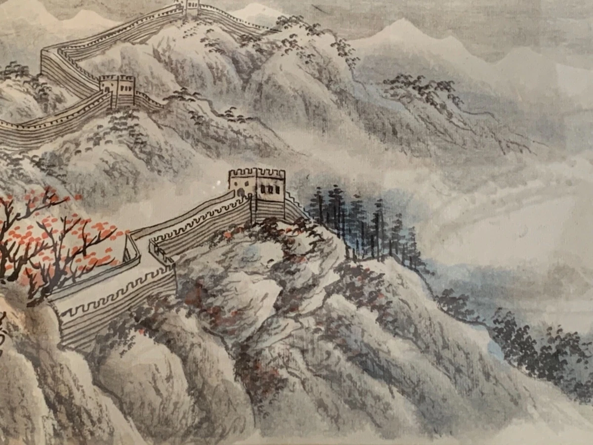 Great Wall Of China Painting Easy