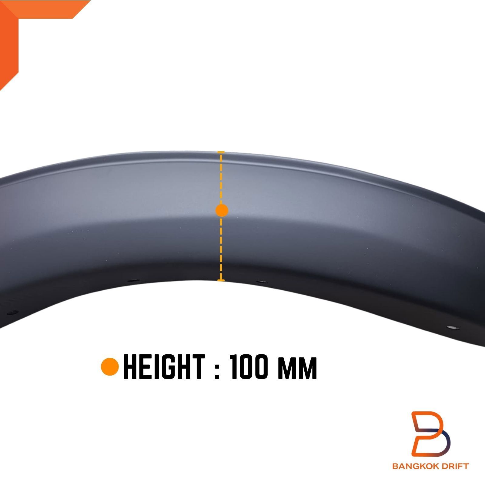 No Sensor 3" Slim Fender Flares Arch For Ford Ranger P703 Wildtrak 2022 ...