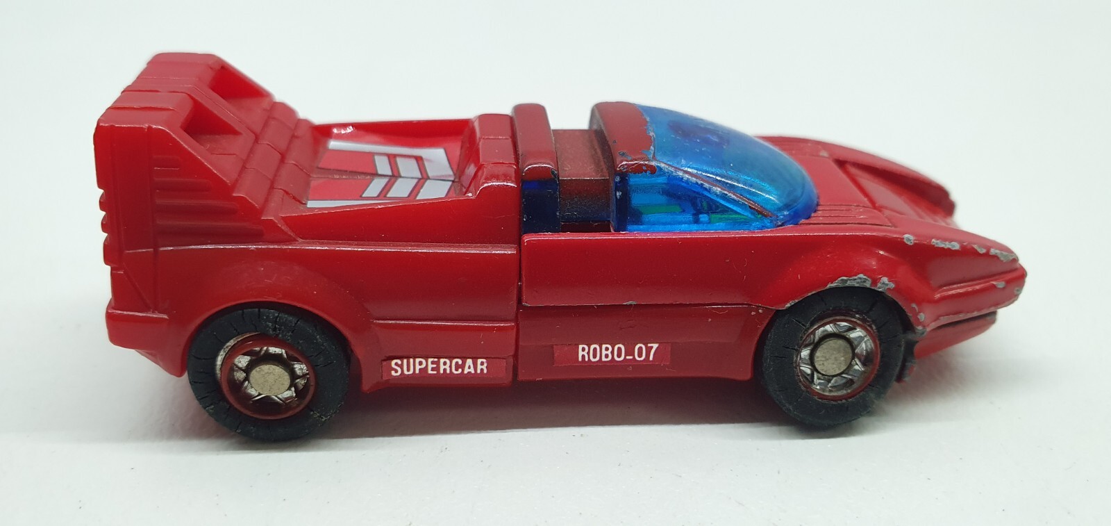 Gobots Turbo Red Car Robot 1980's Diecast Metal Vintage Action Figure ...