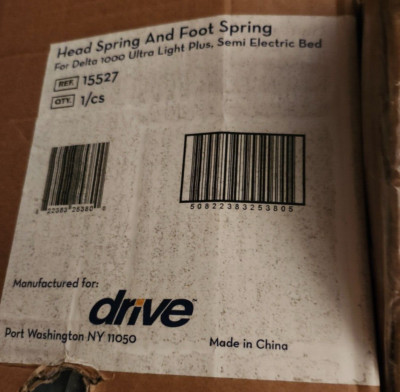 Drive Medical Bed Head & Foot Spring 450 LB Capacity NEW 15527 | eBay