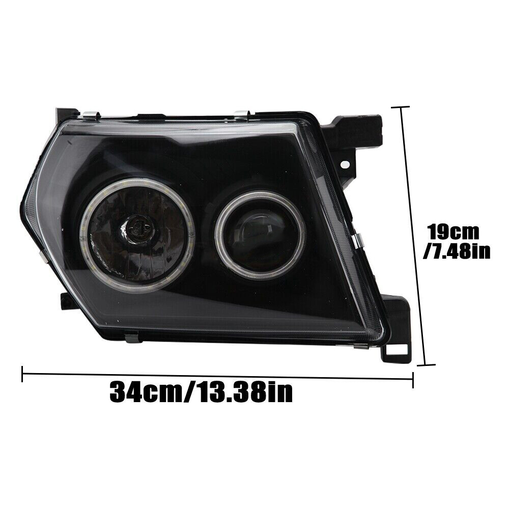 4x Black LED Headlight Headlamp Corner Lights For Nissan Patrol Y61 GU ...