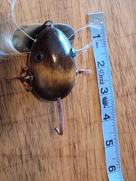 2 Wood Frog Jitterbug Lures and 1 Mouse From Dale Alborn | eBay UK