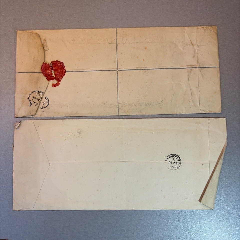 QV On Her Majesty's Service Department Official Paid Covers to North ...