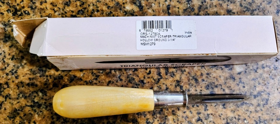 MACHINIST SCRAPER HOLLOW GROUND 3-1/4" | eBay