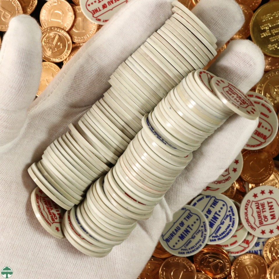 3 lbs Bag of US Mint Tokens - Philadelphia and Denver Mint Tokens | eBay