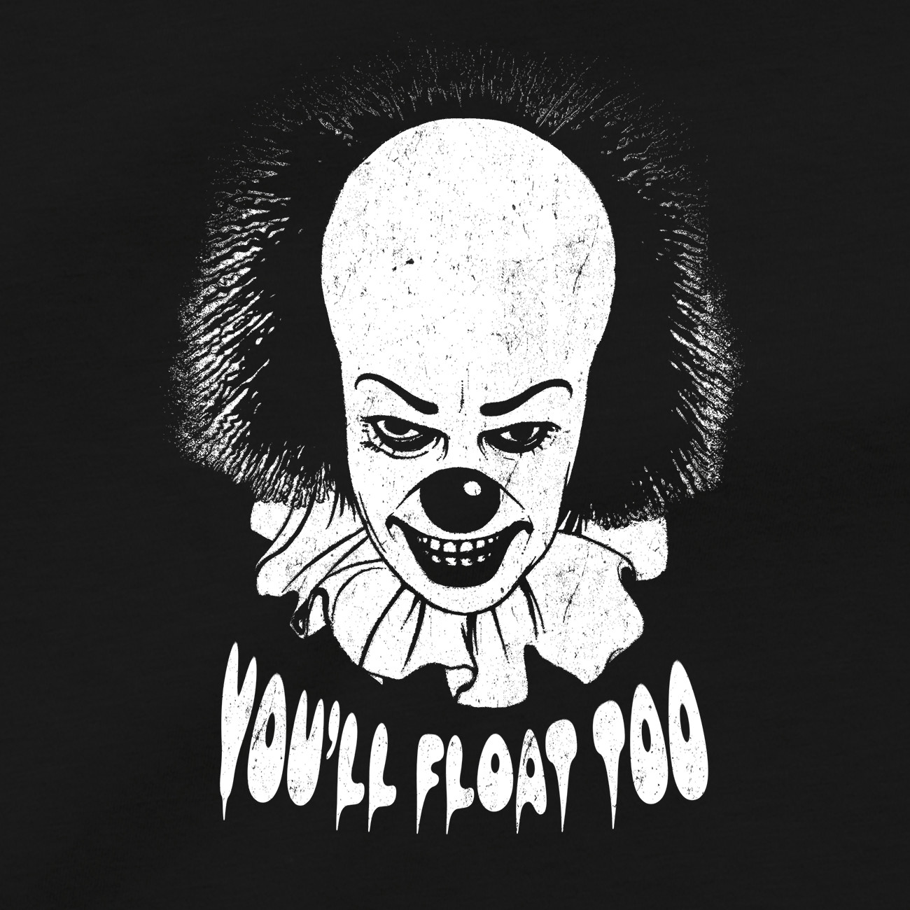 Stephen King IT T Shirt Novel Deadlights PENNYWISE Evil Clown Horror ...