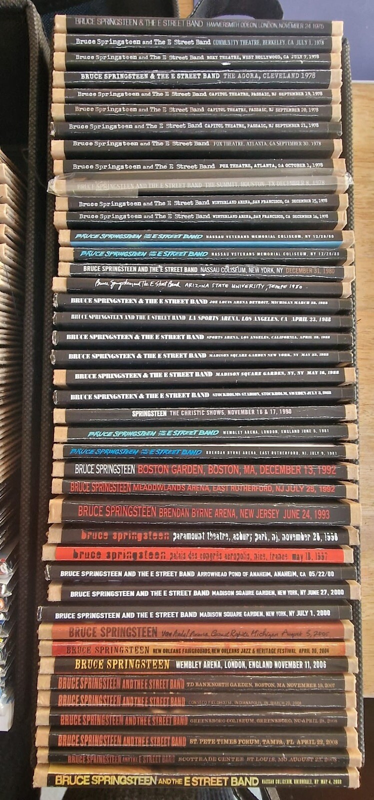 BRUCE SPRINGSTEEN LIVE CD NUGS MEGA COLLECTION 62 ALBUMS | eBay UK