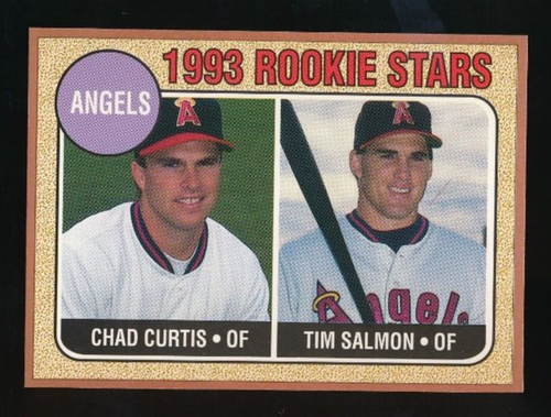 1993 Baseball Card Magazine Replica #BBC7 #7 Chad Curtis Tim Salmon ...