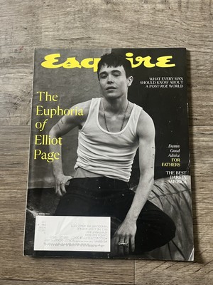 ELLIOT PAGE - Esquire Magazine - Summer 2022 - | eBay