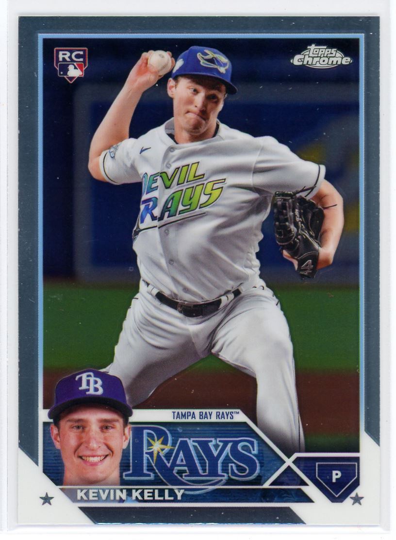 2023 Topps Chrome Update Kevin Kelly RC Tampa Bay Rays #USC21 | eBay