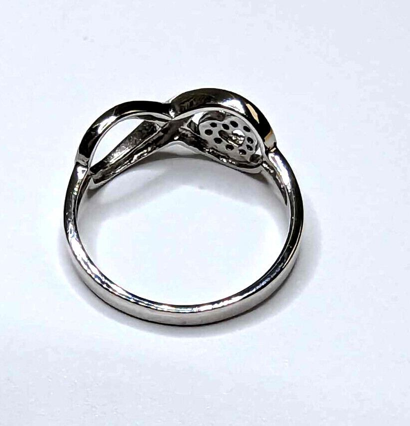 Always and Forever Infinity Heart CZ Ring 925 Sterling Silver NEW Sizes ...