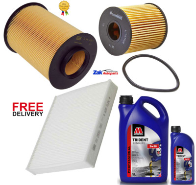 FOR FORD KUGA 2.0 TDCI (08-12) OIL AIR CABIN FILTERS & ENGINE OIL ...