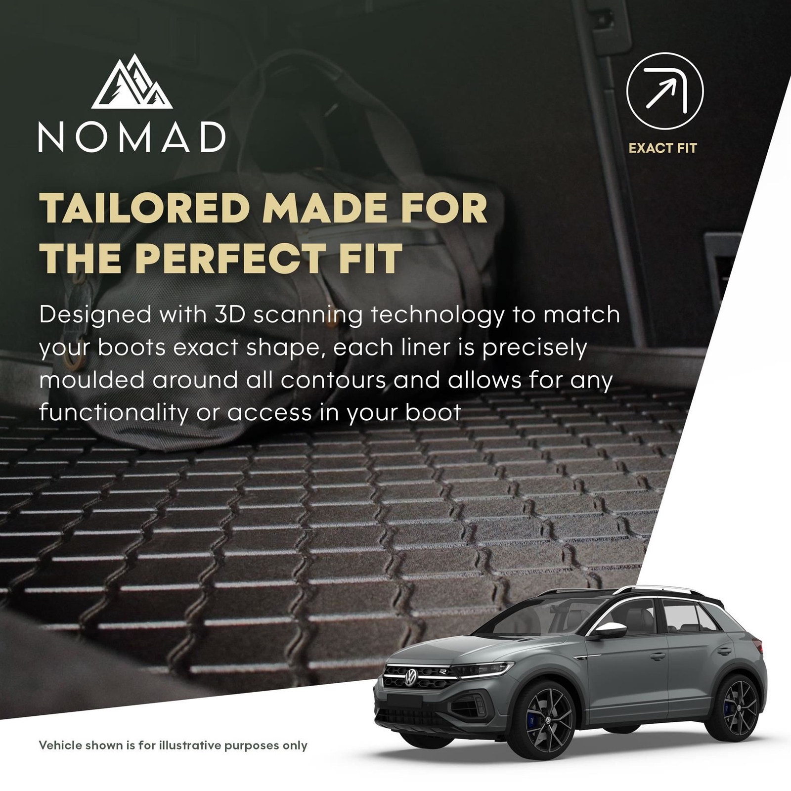 NOMAD Boot Liner for Polestar 2 2020+ Premium Tailored Fit Floor Guard ...