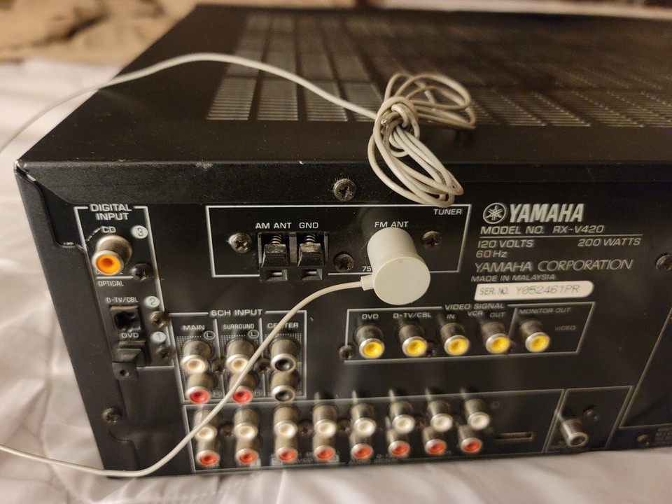 Yamaha RX-V420 200 Watt Natural Sound AV Receiver - Fully Functional | eBay