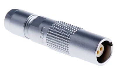 Lemo PHG.00 Connector, 2 Contacts, Cable Mount, Socket, Female, 00 B ...