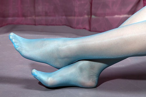 Doyeah 10D Glossy Sheer Thigh High Hold-Ups Stockings Oil Shine Sexy UK ...