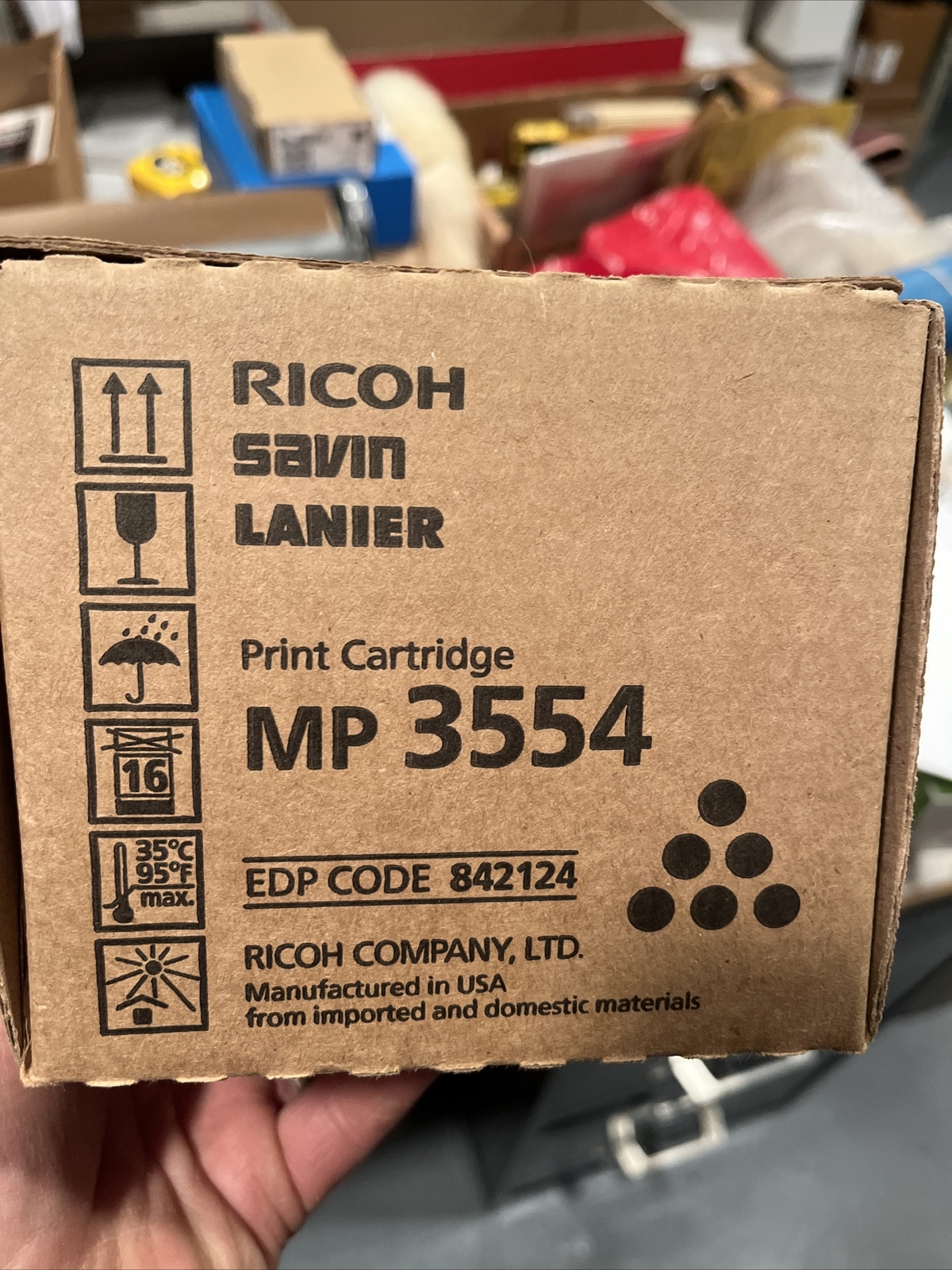 Ricoh MP 3554 Toner Cartridge - Black (842124) for sale online | eBay