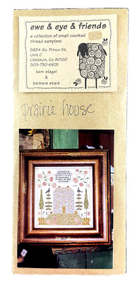 Stitchery Pattern Vtg 1999 Ewe & Eye & Friends Cross Stitch PRAIRIE ...