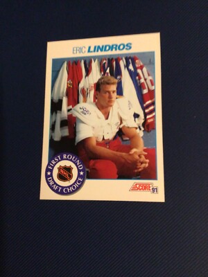 1991 Score First Round Draft Choice Eric Lindros Rookie Card | eBay