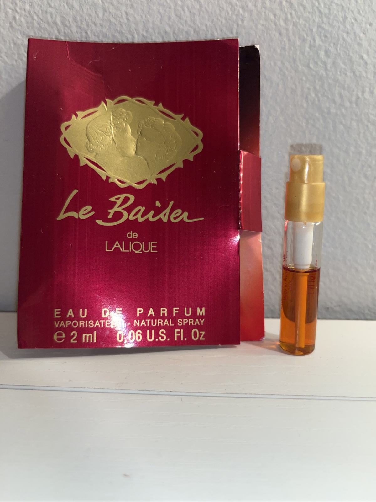 Le Baiser de Lalique EDP Sample Spray For Women .06 oz * New * Vintage ...