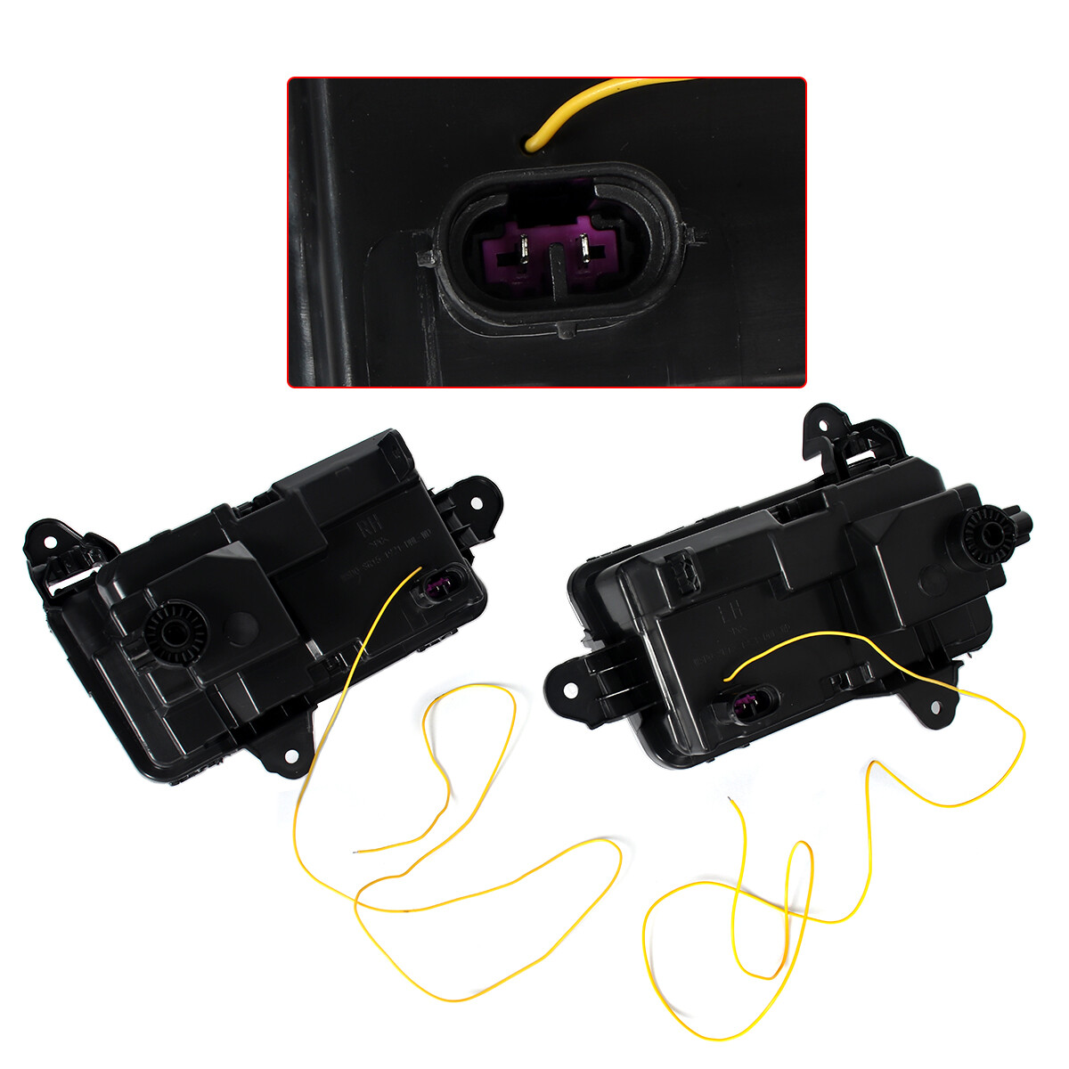 For 2019-2022 GMC Sierra 1500 Denali AT4 Fog Lights Lamp LED W/Black ...