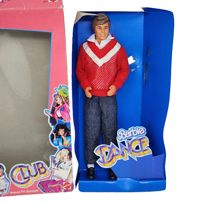 VINTAGE 1989 BARBIE DANCE CLUB KEN DOLL ORIGINAL BOX DIFFERENT OUTFIT ...