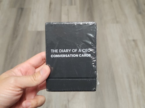 New The Diary of A CEO Conversation Cards by Steven Bartlett - 1st ...