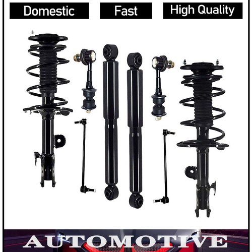 Front Strut & Rear Shocks W/Sway Bar for Toyota Rav4 2006-2008 Lifetime ...