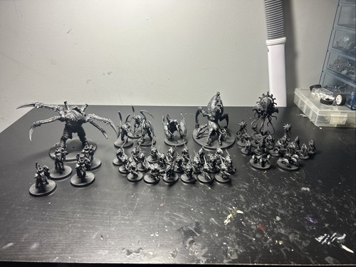 Warhammer 40K Leviathan Box Set Tyranids Half Put Together And Primed ...