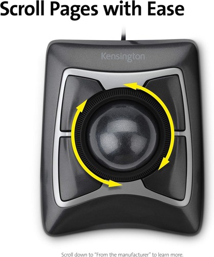 Kensington Expert Mouse - Wired Ergonomic TrackBall Mouse for PC, Mac ...