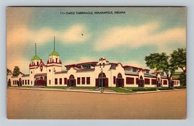 Indianapolis IN-Indiana, Cadle Tabernacle, Vintage Postcard | eBay