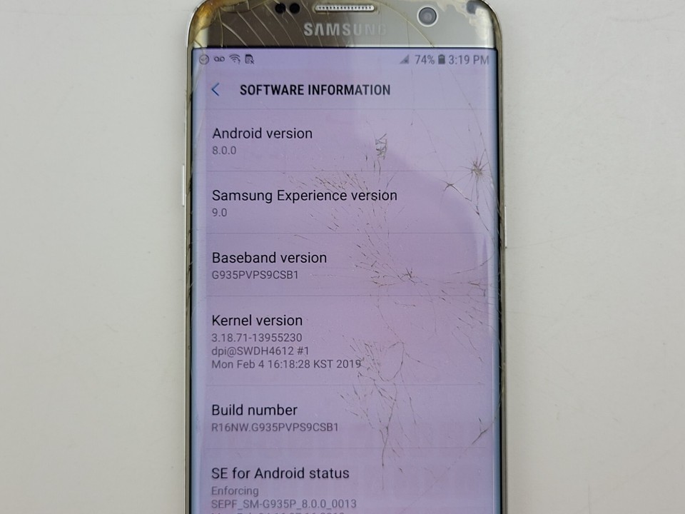 Samsung Galaxy S7 Edge (SM-G935P) 32GB (Sprint) Smartphone - *READ ...