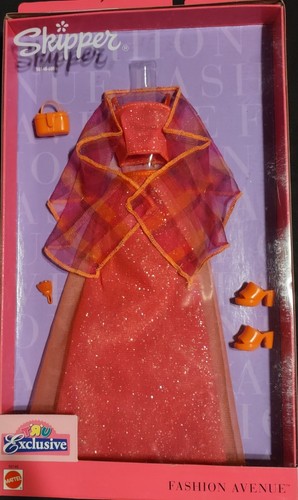 Barbie Skipper Fashion Avenue Prom Styles Pink & Orange Skirt And Top ...