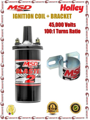 MSD Ignition Coil Blaster 2 Black 100:1 Ratio+ 2.25" Canister Style ...