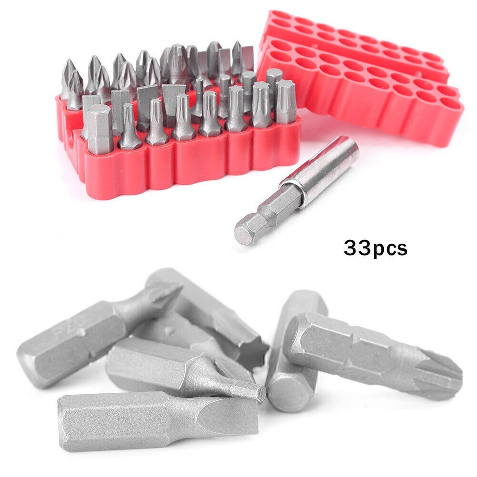 Multi-function Head Screwdriver Bit Set 33 Pcs Tamper-proof Security ...
