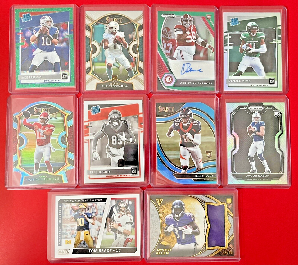 NFL Football HOT Packs -15 Cards- 5 Rookies - Look 4 Autos - Mem - 1/1 ...
