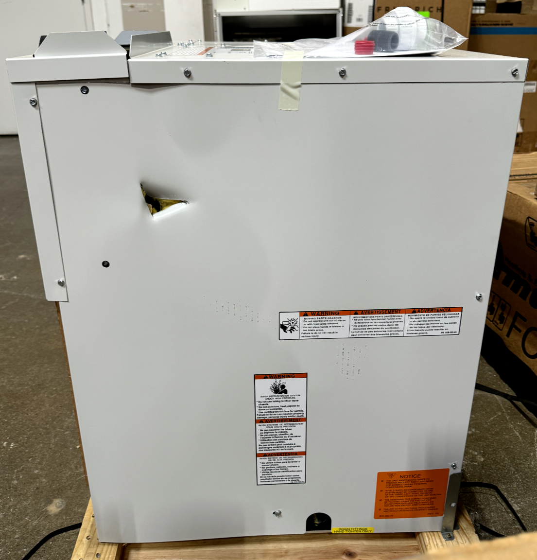 Friedrich VHA12K50RTQ Vert-I-Pak 12000 BTU VTAC w/Heat Pump 5.0 kW ...