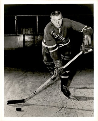 PF5 Original Photo ED SLOWINSKI 1947-53 NEW YORK RANGERS NHL HOCKEY ...
