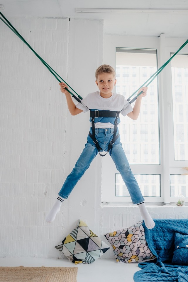 Indoor Bungee Jumping.Home Bungee Playground Set. Summer Camp Outdoor Jumping | eBay